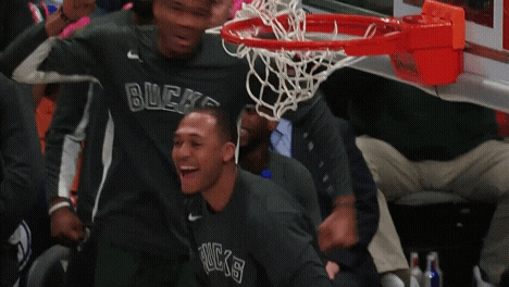 Giannis Antetokounmpo Reaction GIF by Milwaukee Bucks - Find & Share on GIPHY
