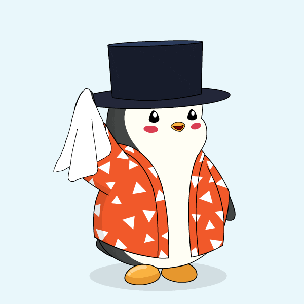 Lets Go Wave GIF by Pudgy Penguins Lets Go Wave GIF by Pudgy Penguins