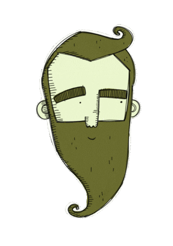 Uomo Barba Stickers - Find & Share on GIPHY