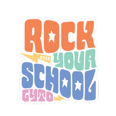 Gyto Rock Your School Sticker by Get Your Teach On for iOS & Android ...