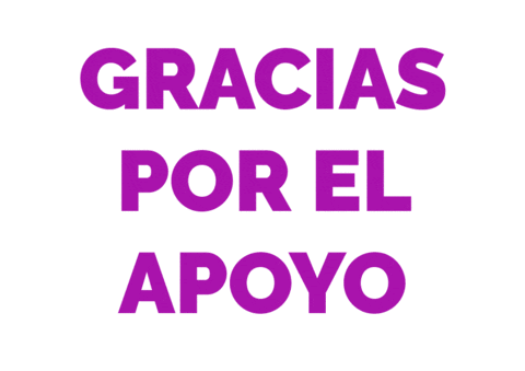 Gracias Por El Apoyo Stickers - Find & Share on GIPHY