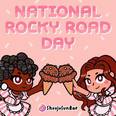 Rocky Road Ice Cream GIF by Shoujo Sundae - Find & Share on GIPHY