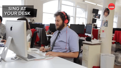 Sing At Your Desk Clips - Find & Share on GIPHY