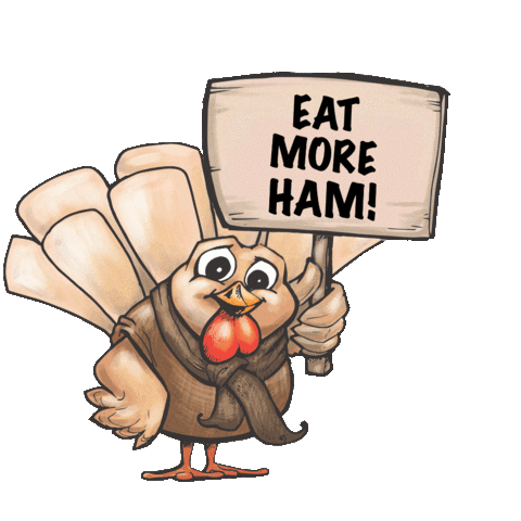Eat More Ham Stickers - Find & Share on GIPHY