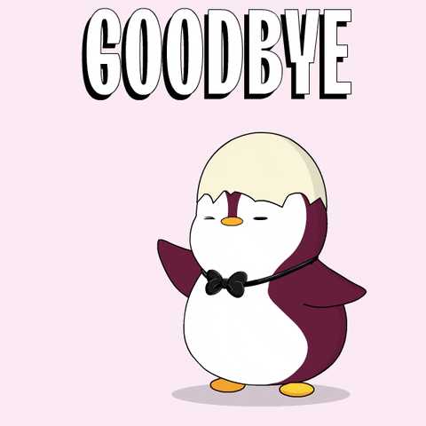 Bye Bye Goodbye GIF by Pudgy Penguins - Find & Share on GIPHY