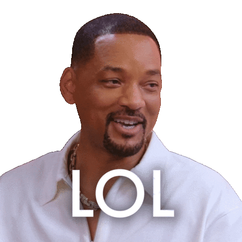 Will Smith Lol Sticker by Complex - Find & Share on GIPHY