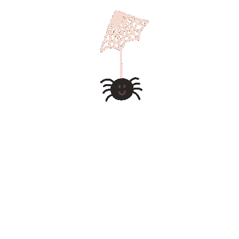 Spider Web Halloween Sticker by Happy Mouse Studio - Find & Share on GIPHY