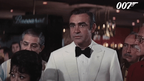 Sean Connery Casino GIF by James Bond 007 - Find & Share on GIPHY