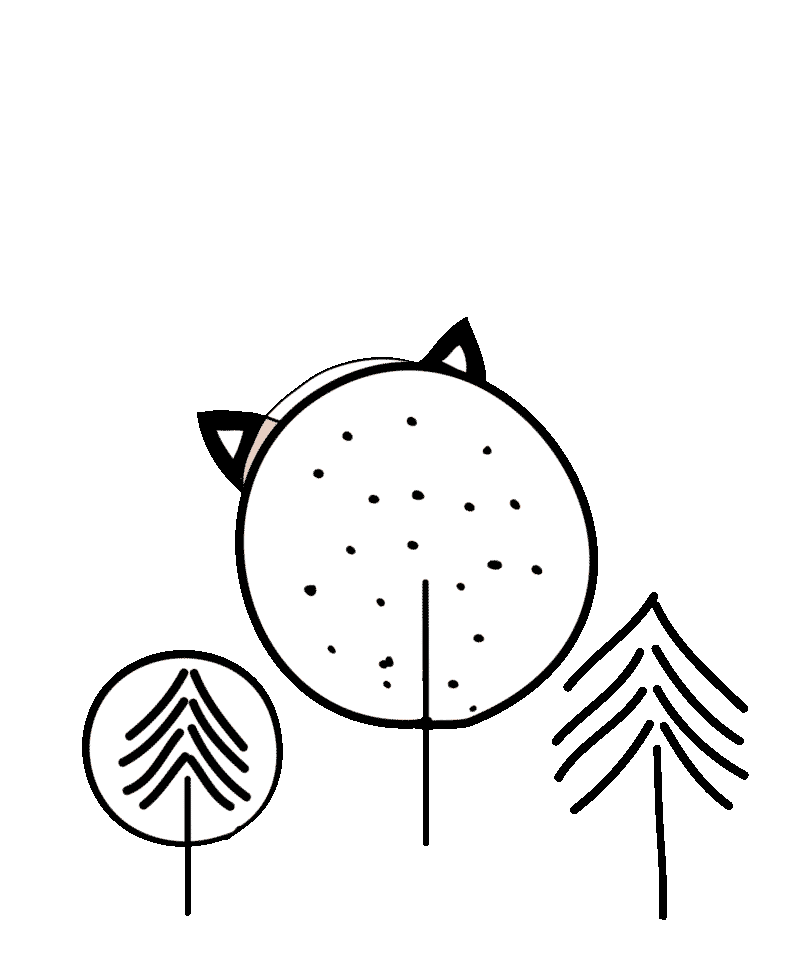 Fox Peaking Sticker by Breden Kids - Find & Share on GIPHY
