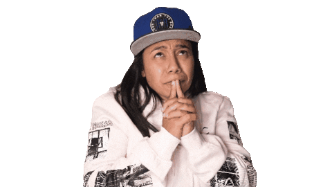 Thinking Reaction Sticker by Nicky Saunders - Find & Share on GIPHY