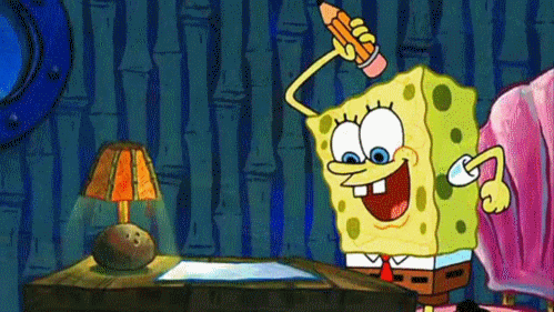 Spongebob Writing GIFs - Find & Share on GIPHY