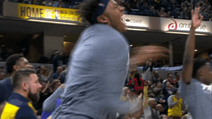 Happy Indiana Pacers GIF by NBA - Find & Share on GIPHY