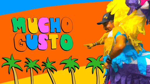 Mucho Gusto Festival GIF by deladeso - Find & Share on GIPHY
