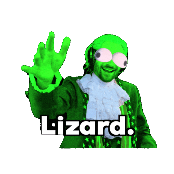 Lizard Button Stickers - Find & Share on GIPHY