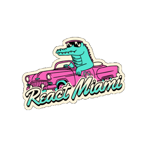 React Miami Stickers - Find & Share on GIPHY