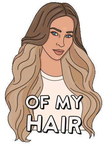 Hairextensions Ponytails Sticker by Hair Rehab London for iOS & Android | GIPHY