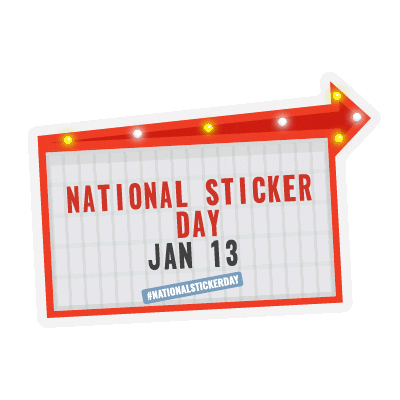 January 13 National Sticker Day Sticker By Sticker for iOS & Android ...