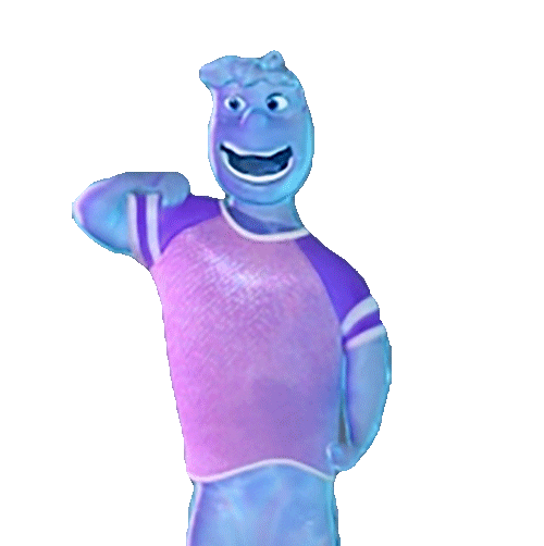 Animation Water Sticker by Disney Pixar for iOS & Android | GIPHY