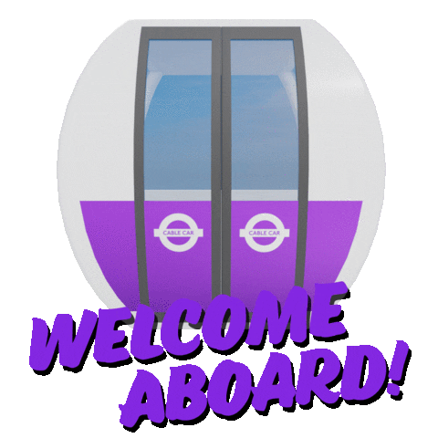 Welcome Aboard Cable Car Sticker by Transport for London for iOS & Android | GIPHY
