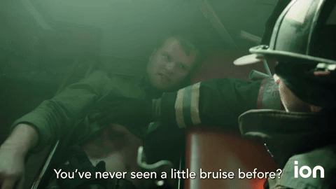 You've Never Seen A Bruise Before? - GIPHY Clips