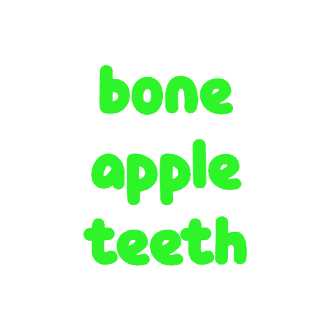 Bon Apple Teeth Stickers - Find & Share on GIPHY