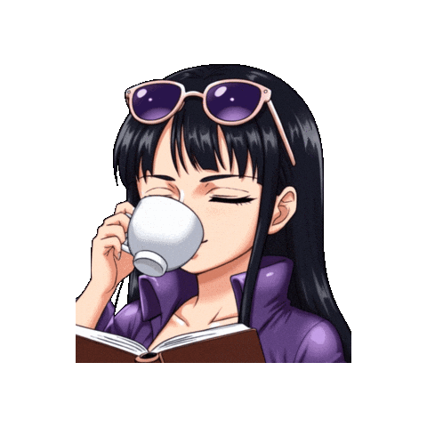 One Piece Robin Sticker by Nur Elena Kar - Find & Share on GIPHY