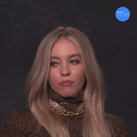 Sydney Sweeney Im Shy GIF by BuzzFeed - Find & Share on GIPHY