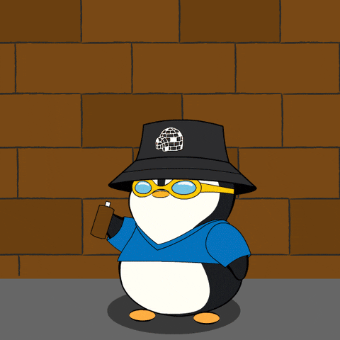 Art Artist GIF by Pudgy Penguins - Find & Share on GIPHY