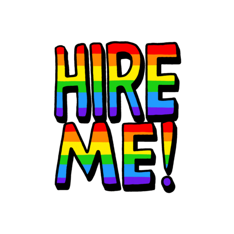 Hire Me New Job Sticker by INTO ACTION for iOS & Android | GIPHY