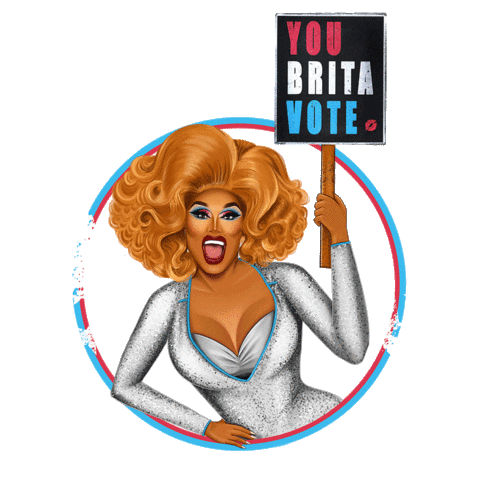 You Brita Vote Stickers - Find & Share on GIPHY