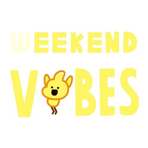 Fin De Semana Happy Friday Sticker by DINOSALLY - Find & Share on GIPHY
