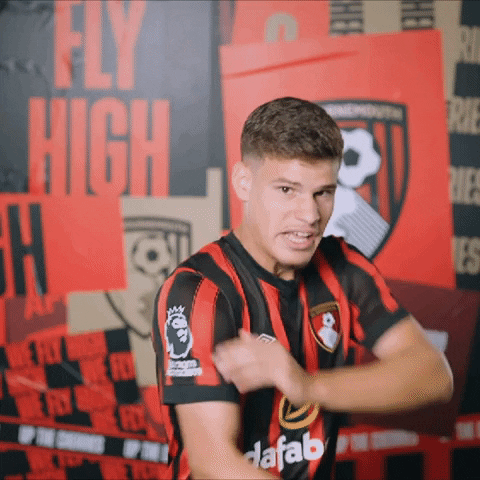 Player reactions by AFC Bournemouth | GIPHY