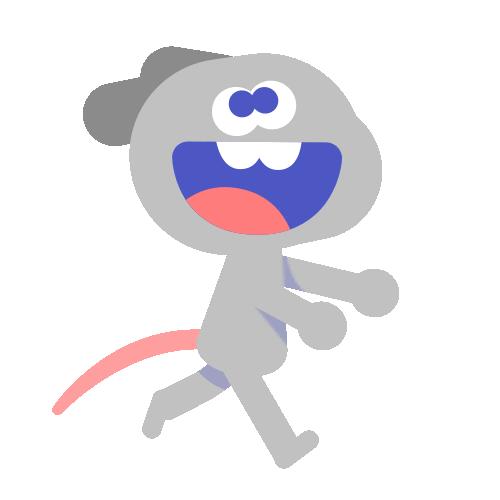 Mouse Running Sticker by Ross Plaskow for iOS & Android | GIPHY