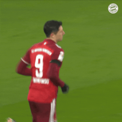 Robert Lewandowski Football GIF by FC Bayern Munich - Find & Share on GIPHY