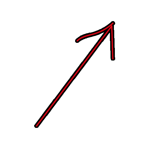 Red Arrow Sticker for iOS & Android | GIPHY