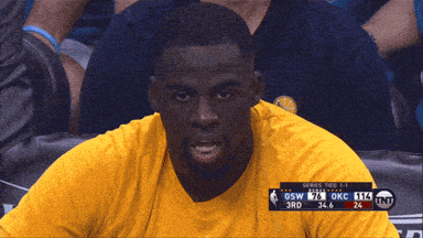 RE: Post Draymond's reaction to Gobert going to the WCF in GIF form