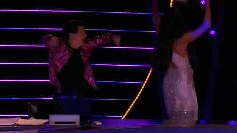 Nicole Scherzinger Dancing GIF by The Masked Singer - Find & Share on GIPHY