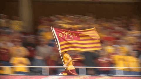 Iowa State Cyclones Running GIF by CyclonesTV - Find & Share on GIPHY