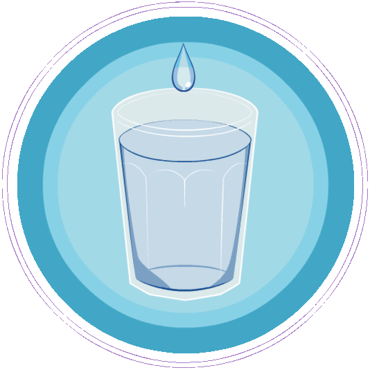 Water Refreshing Sticker by HuMandalas for iOS & Android | GIPHY