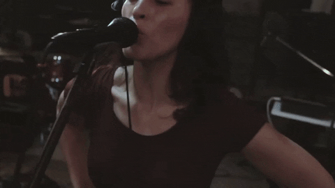 Sing Live Music GIF by Polyvinyl Records - Find & Share on GIPHY