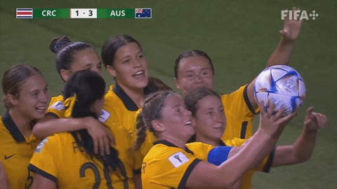 Happy Sport GIF by Football Australia - Find & Share on GIPHY