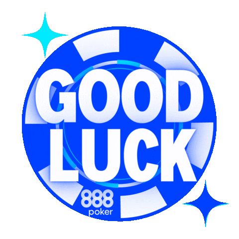 Online Poker Good Luck Sticker by 888poker for iOS & Android | GIPHY