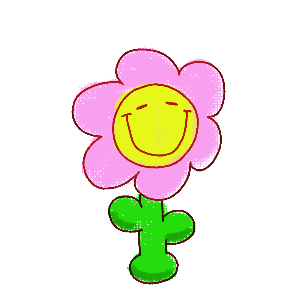 Happy Flower Sticker by Originals for iOS & Android | GIPHY