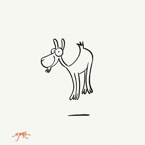 Jump Goat GIF by marko - Find & Share on GIPHY