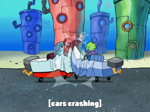 Spongebob Car Crash