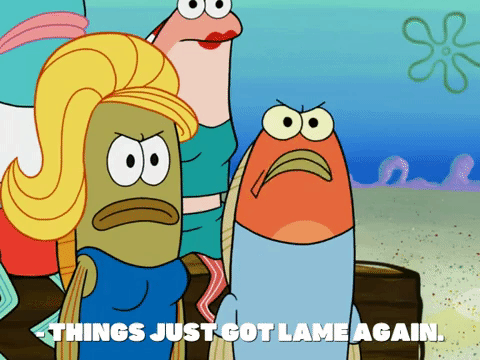 Spongebob Not Lame Gif