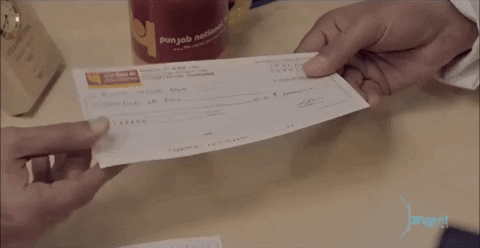Punjab National Bank Cheque