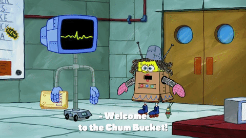 Spongebob Squarepants Welcome To The Chum Bucket