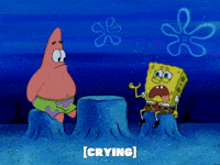Spongebob Happy Crying Gif