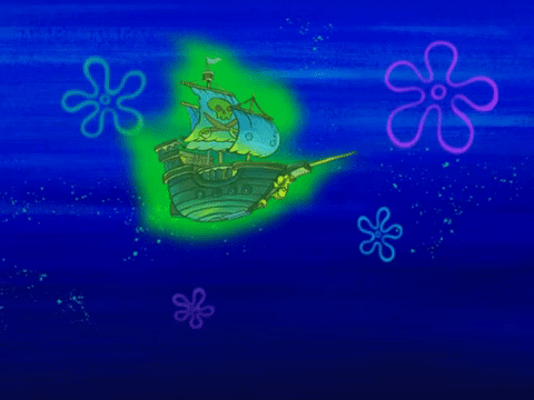 Flying Dutchman Spongebob Gif